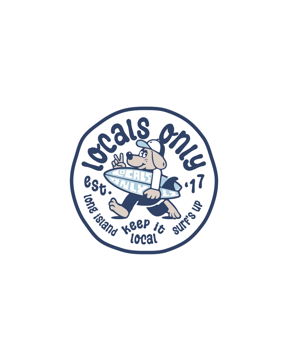 The Surfs Up Sticker – Locals Only LI